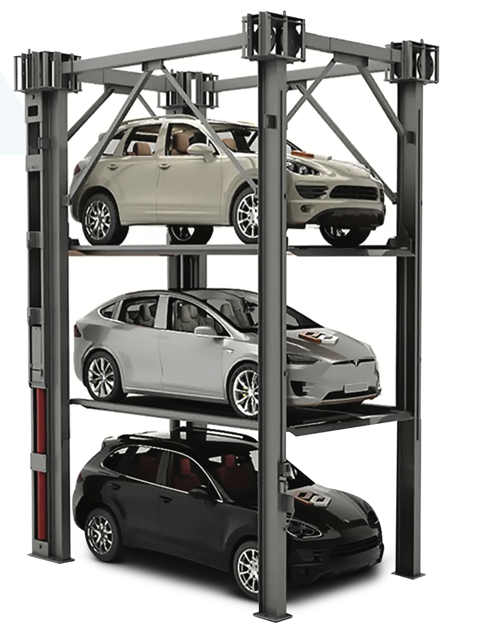 Buy Heavy Duty Outdoor 3 Vehicle Car Park Stacker ASC-3130